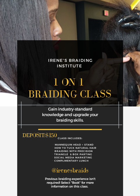 Schedule Appointment with Irene's Braids