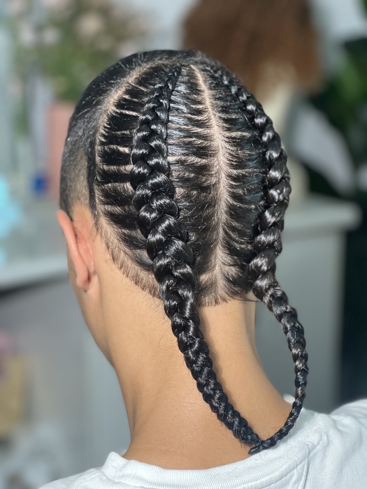 2 French Braids For Men
