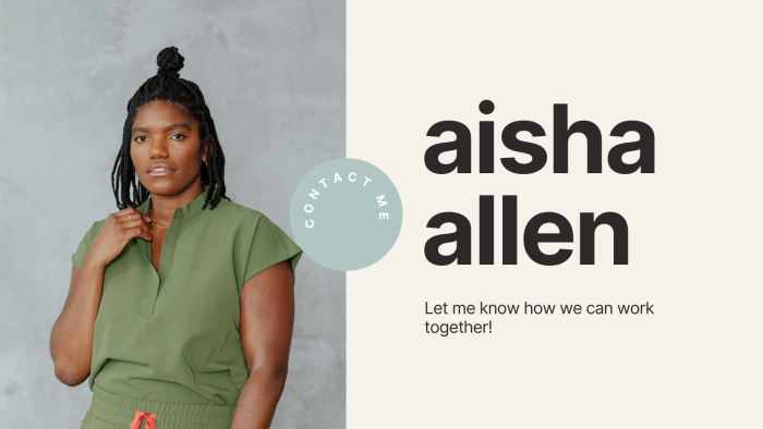 Schedule Appointment with Aisha Allen