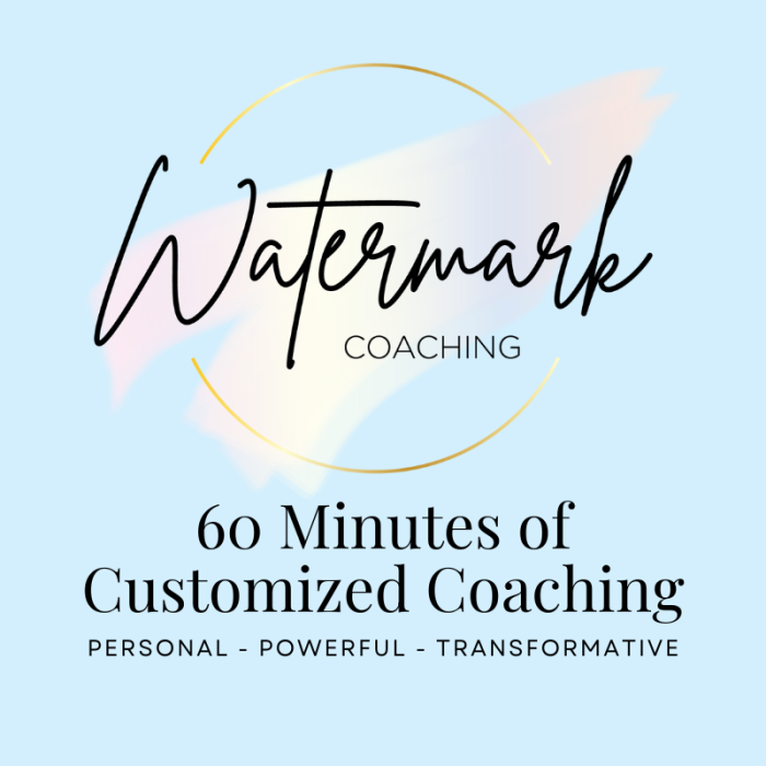 Schedule Appointment with WATERMARK COACHING