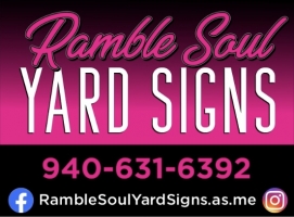 Schedule Appointment with Ramble Soul Yard Signs