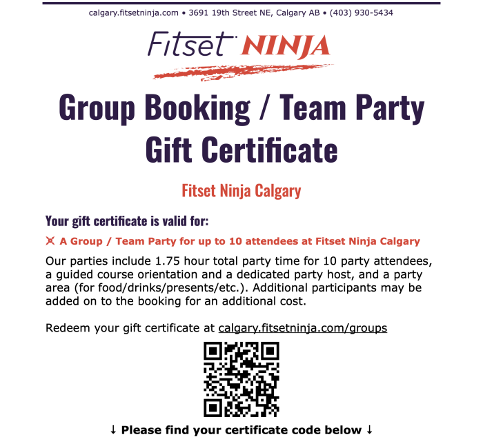 Schedule Appointment with Fitset Ninja Calgary